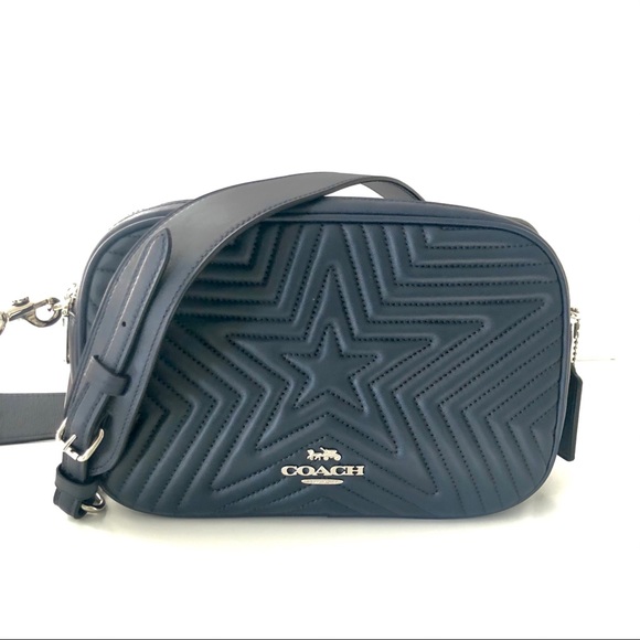 Coach | Bags | Coach Marvel Star Quilting Blue Leather Purse | Poshmark